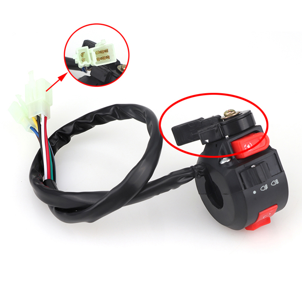 Left Kill Light Starter Switch Assembly 8 Wire 3 F... – Grandado