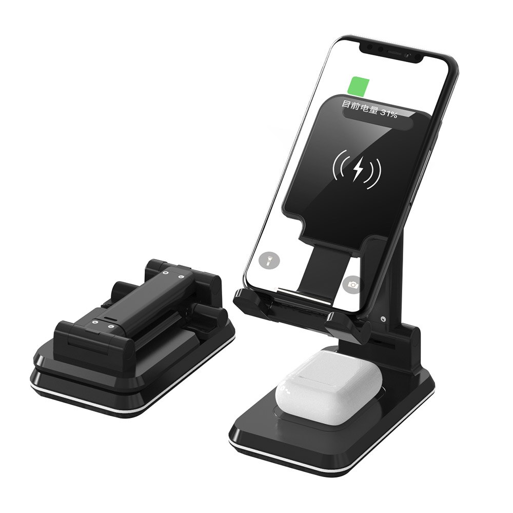 2 in 1 Wireless Charger Stand Adjustable Phone Hol... – Vicedeal