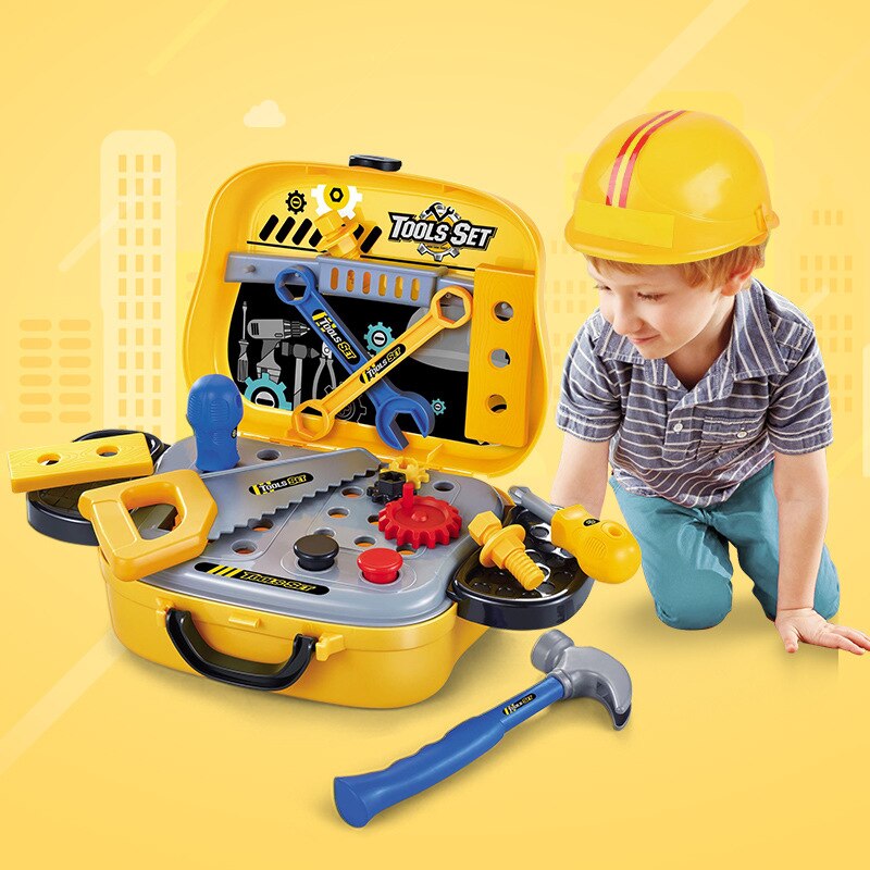 Kids Repair Toolbox Kit Educational Toys Simulatio... – Grandado