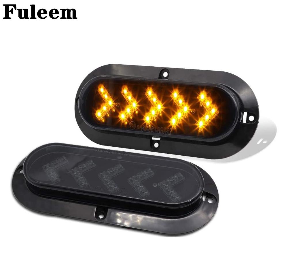 Fuleem 2 Stuks 6 Inch Pijl Gerookte Lens Amber 25L... – Grandado