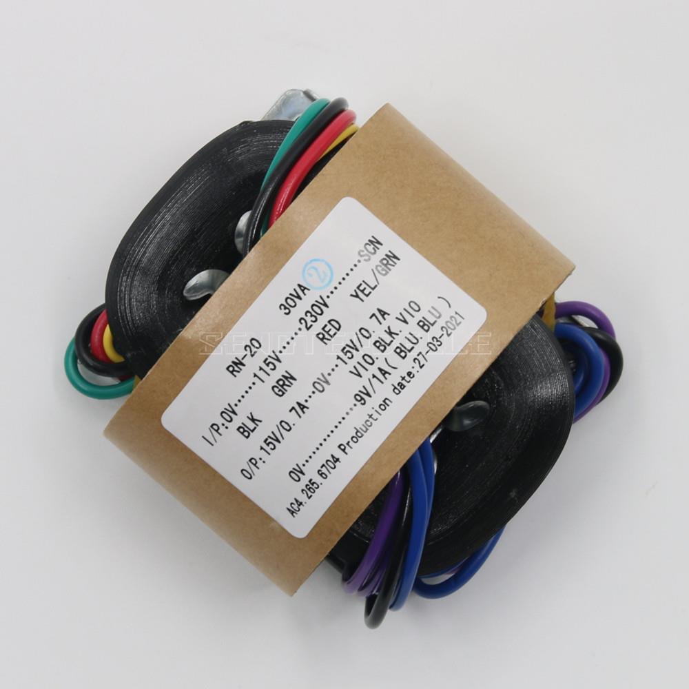 30W R Core Power Transformer 30VA 15V-0-15V 0-9V F... – Vicedeal