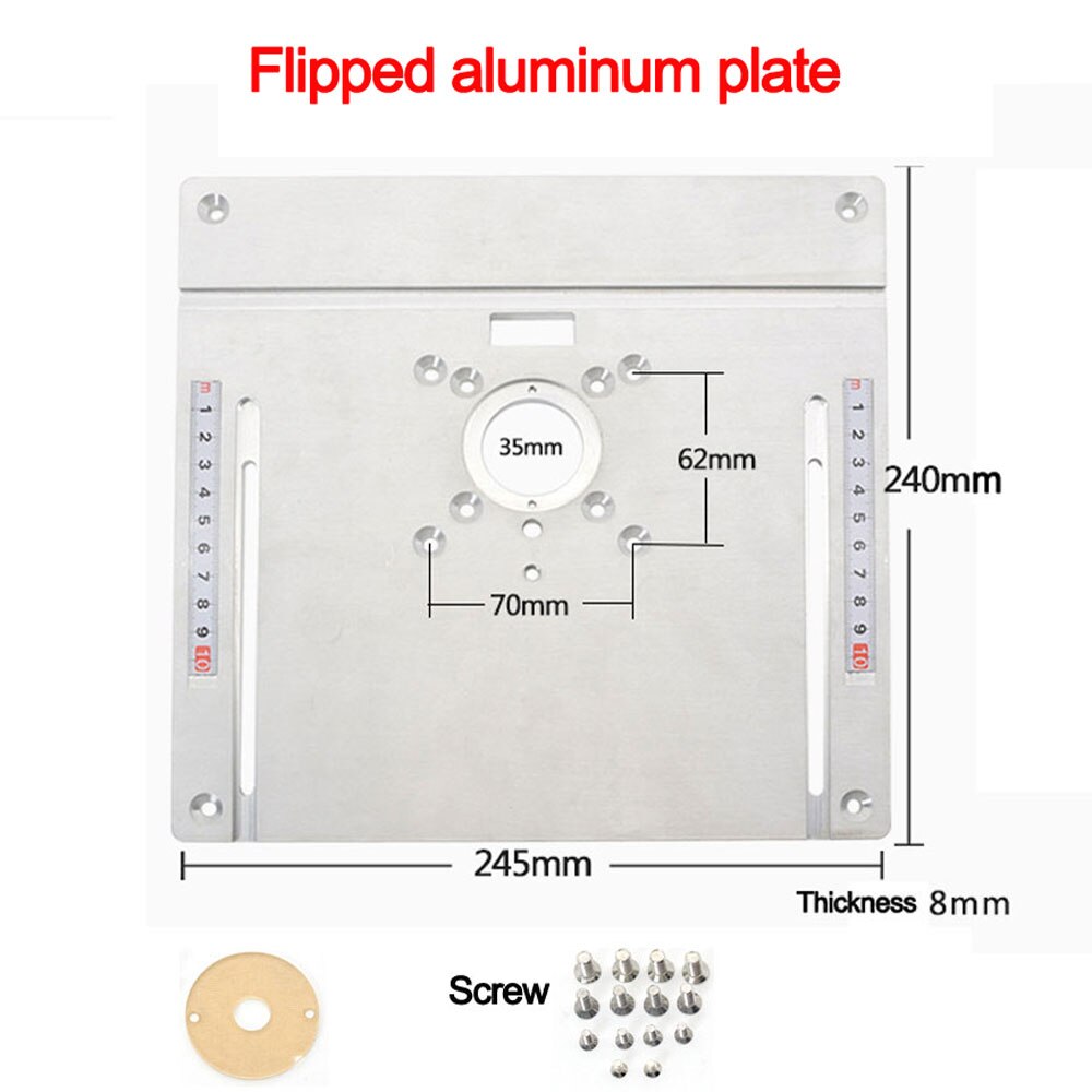 Aluminium Router Table Insert Plate Electric Wood ... – Vicedeal