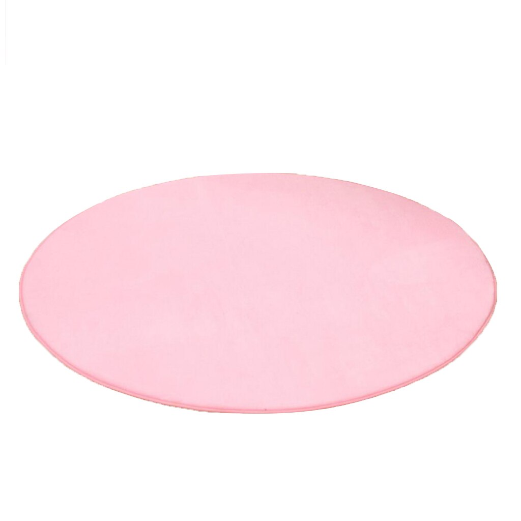 Pink Round Pad Plush Soft Mat Rug Carpet for Kids ... – Vicedeal