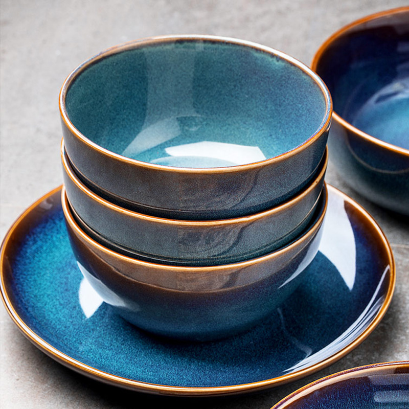 Retro ceramic tableware household dishes, dishes, ... – Grandado