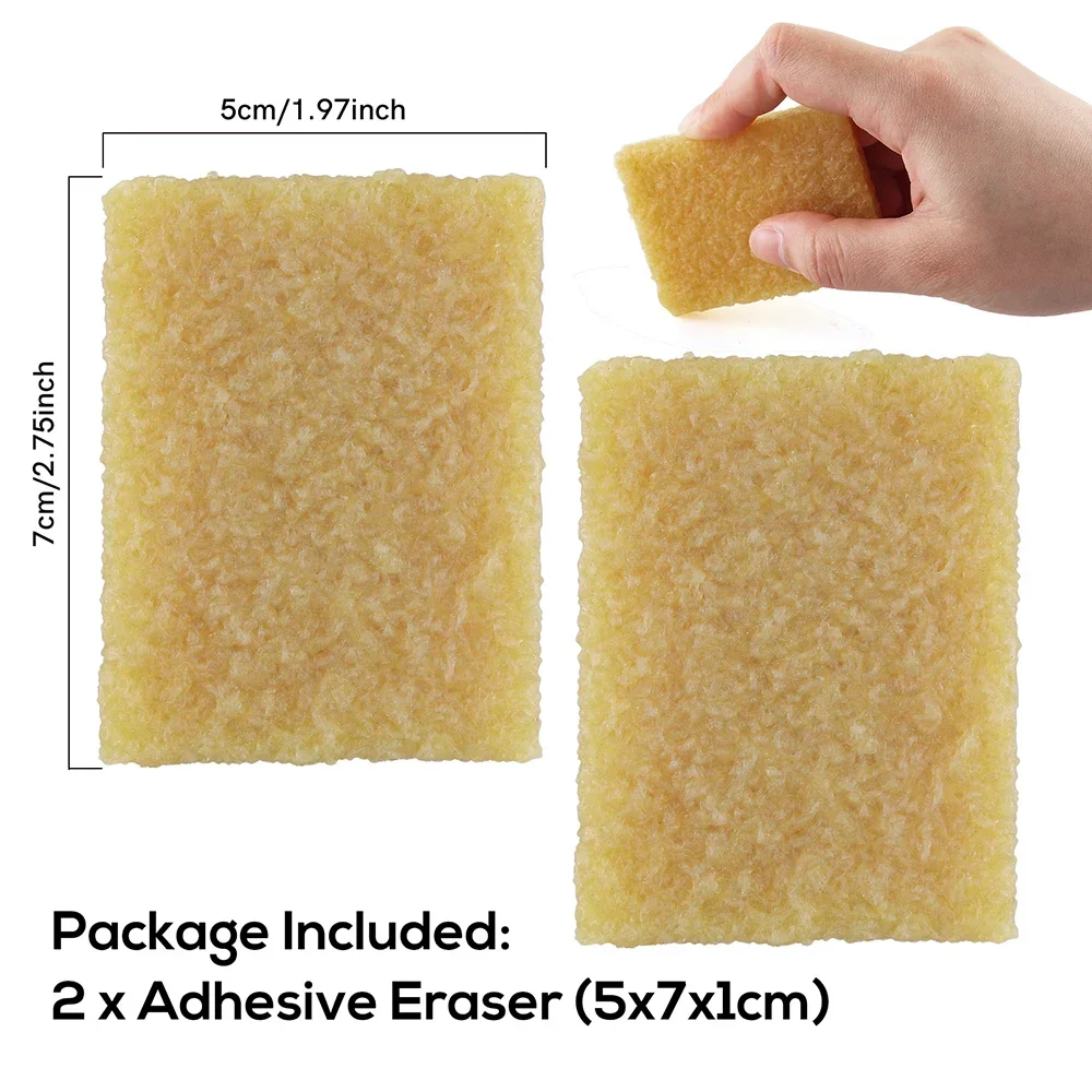 2pcs Rubber Cleaning Eraser Adhesive and Glue Resi... – Grandado