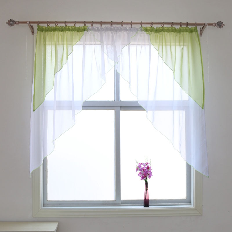 Voile Living Window Drape Sheer Kicthen Balcony Cu... – Grandado