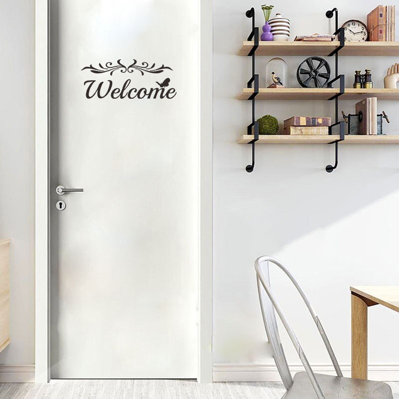 Welcome English alphabet Door Sticker for wall liv... – Grandado