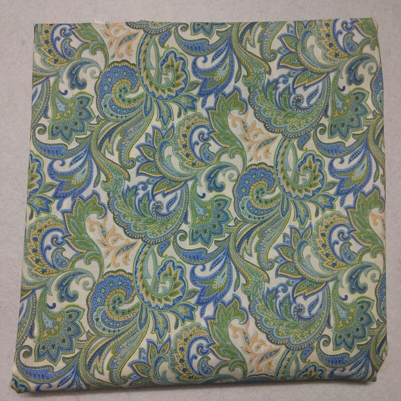 100% Plain Cotton viaPhil Abstract Leaf Flower Pri... – Grandado