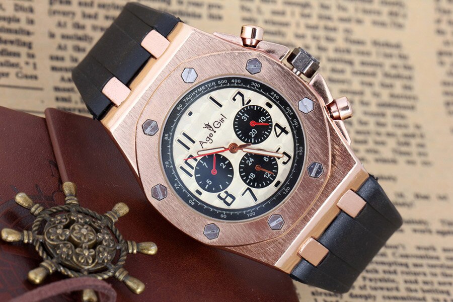 Men's Classic Automatic Self Wind Mechanical Rose ... – Grandado