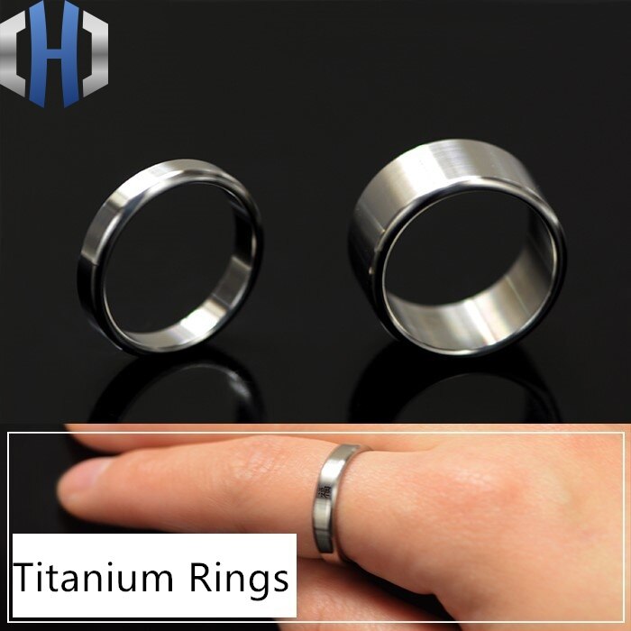 4mm Width Titanium Ring Couple Ring – Grandado