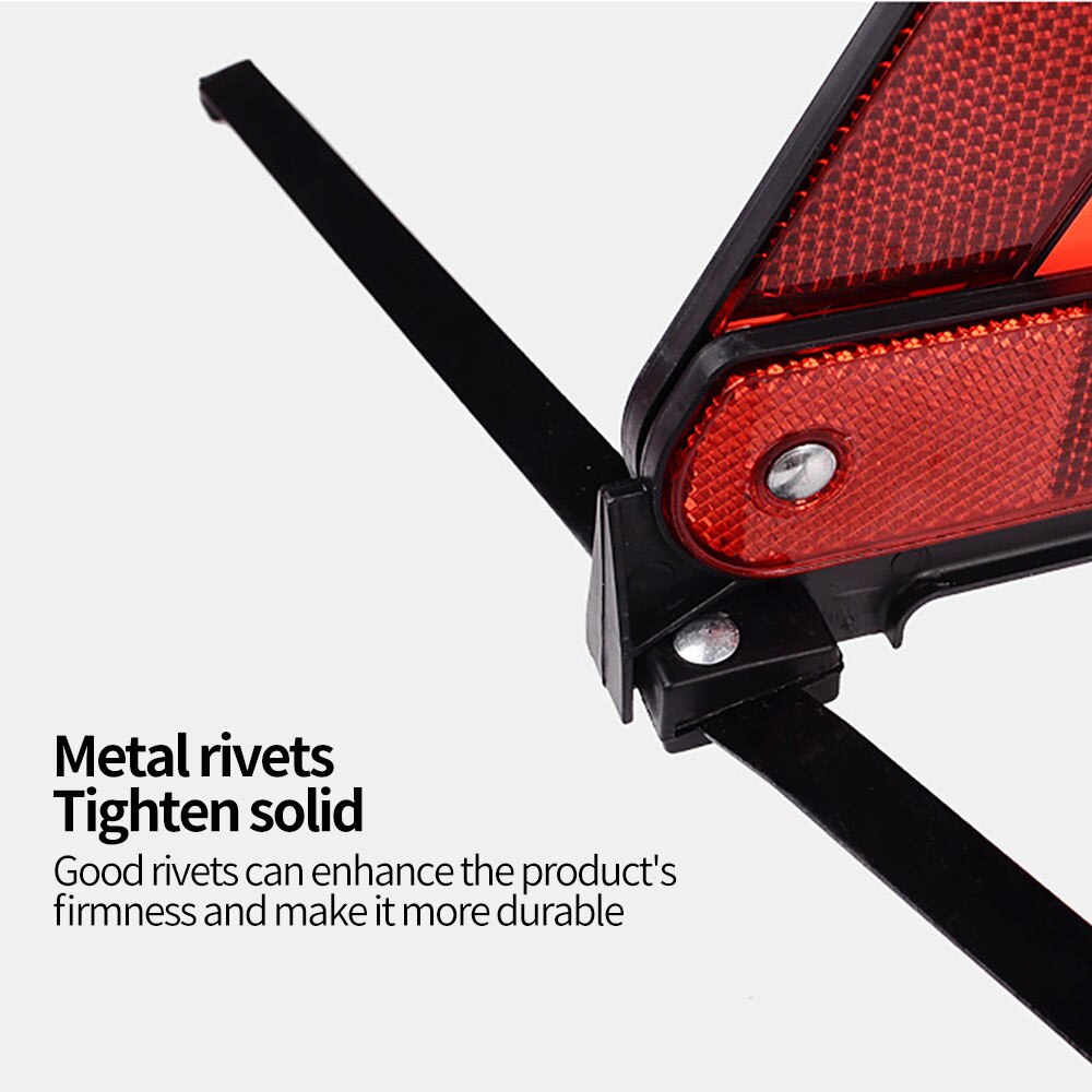 Collapsible Warning Triangle Car Reflective Tripod... – Grandado