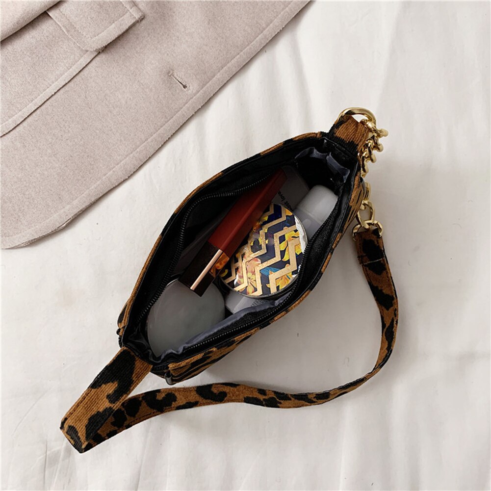 Leopard Print Pattern Small Shoulder Bags For Wome... – Grandado