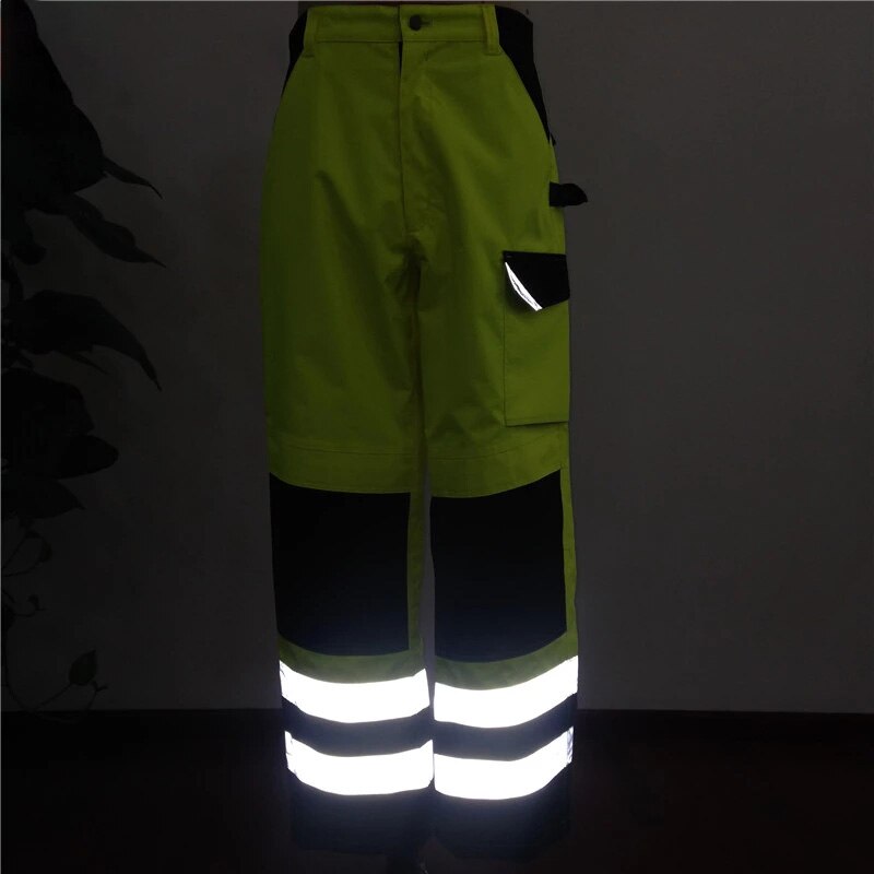 Work Uniform Bottoms Safety Cargo Pants Striped Re... – Grandado