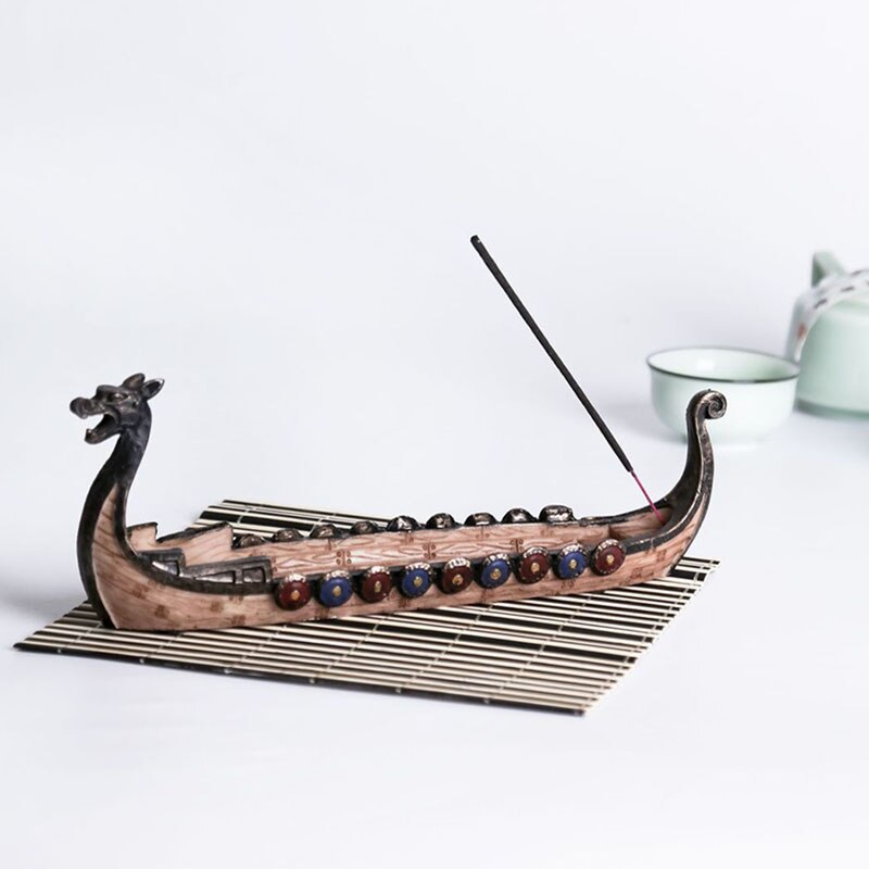Longship Draak Ornamenten Boot Wierook Apparaat In... – Grandado