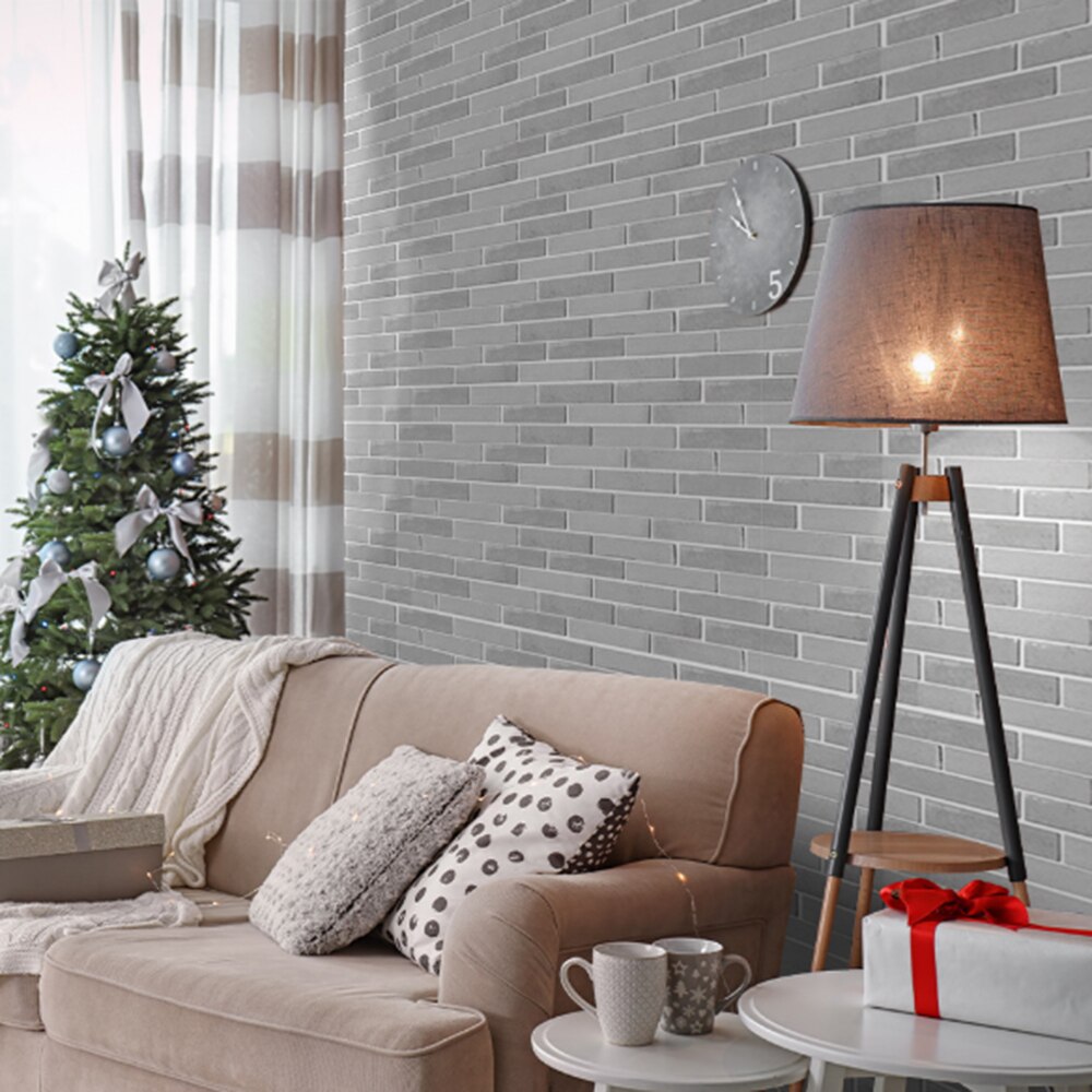 7Pcs/Set DIY Grey Brick Pattern Wall Stickers Wate... – Grandado