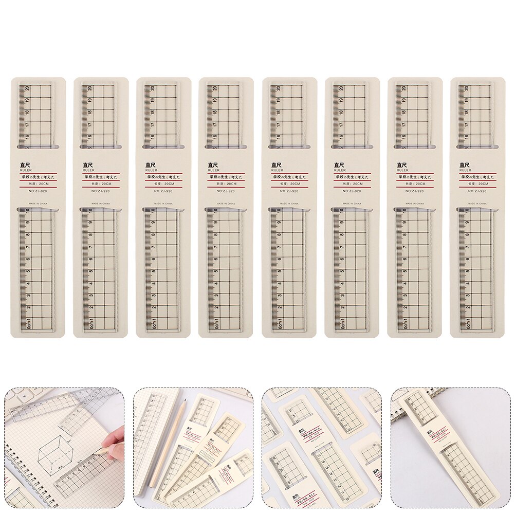 15PCS Portable Students Drawing Rulers Student Stu... – Vicedeal