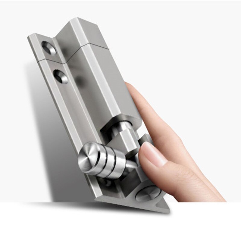 1 Set Stainless Steel Door Latch Safety Lock Bolt ... – Vicedeal