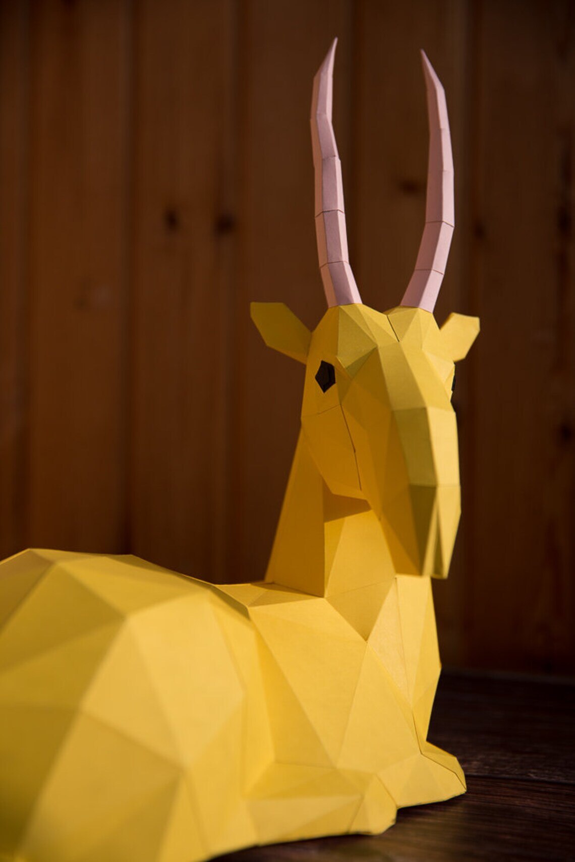 Papercraft Saiga Antelope DIY Paper Model Low Poly... – Grandado