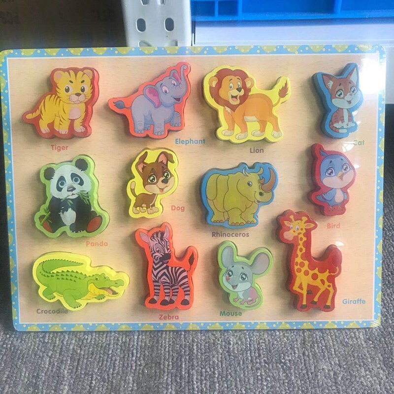 Houten Hand-Held Panel Speelgoed Kinderen Cognitie... – Grandado