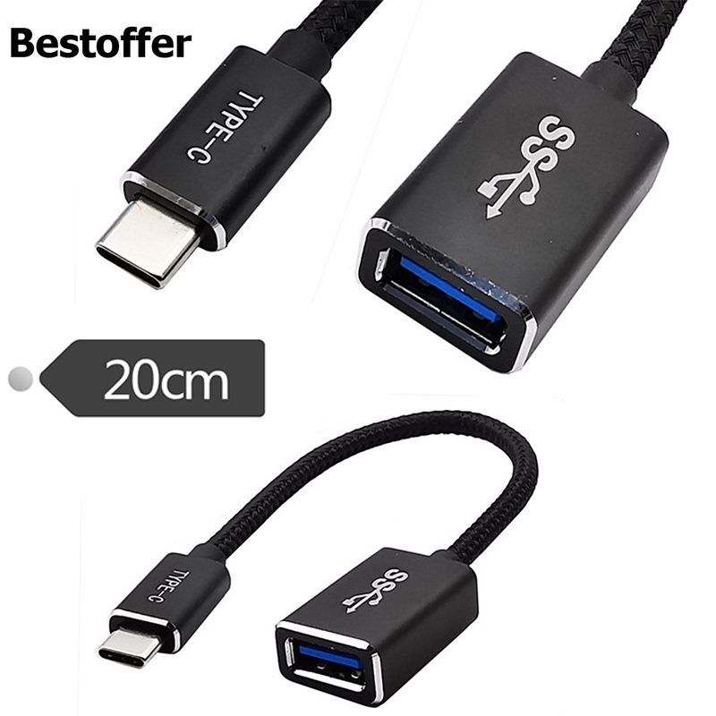 20Cm Usb 3.1 Type C Male Naar Usb 3.0 Een Vrouweli... – Grandado