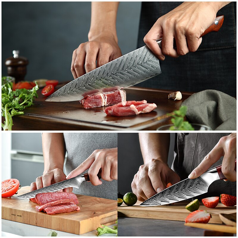 Grandsharp Professionele Keuken Mes Set VG10 Japan... – Vicedeal