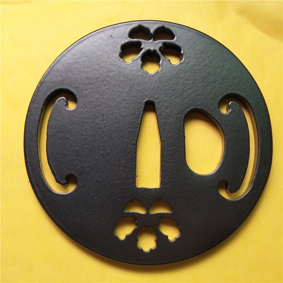 Iron Steel Tsuba Guard Fitting For Japanese Samura... – Grandado