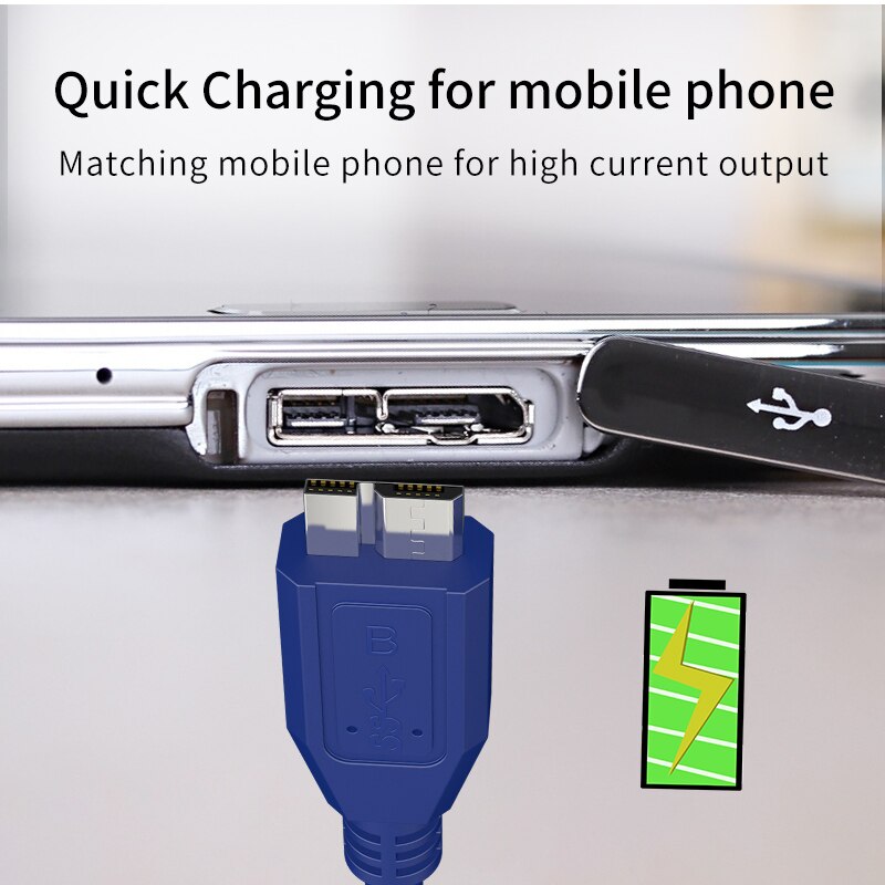 Gcx usb 3.0 micro b kabel høyhastighets micro b us... – Vicedeal