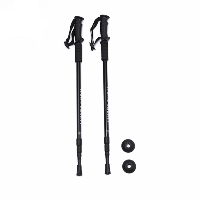 A pair Carbon Fiber damping Trekking Poles Adjustable Climbing Hiking ...