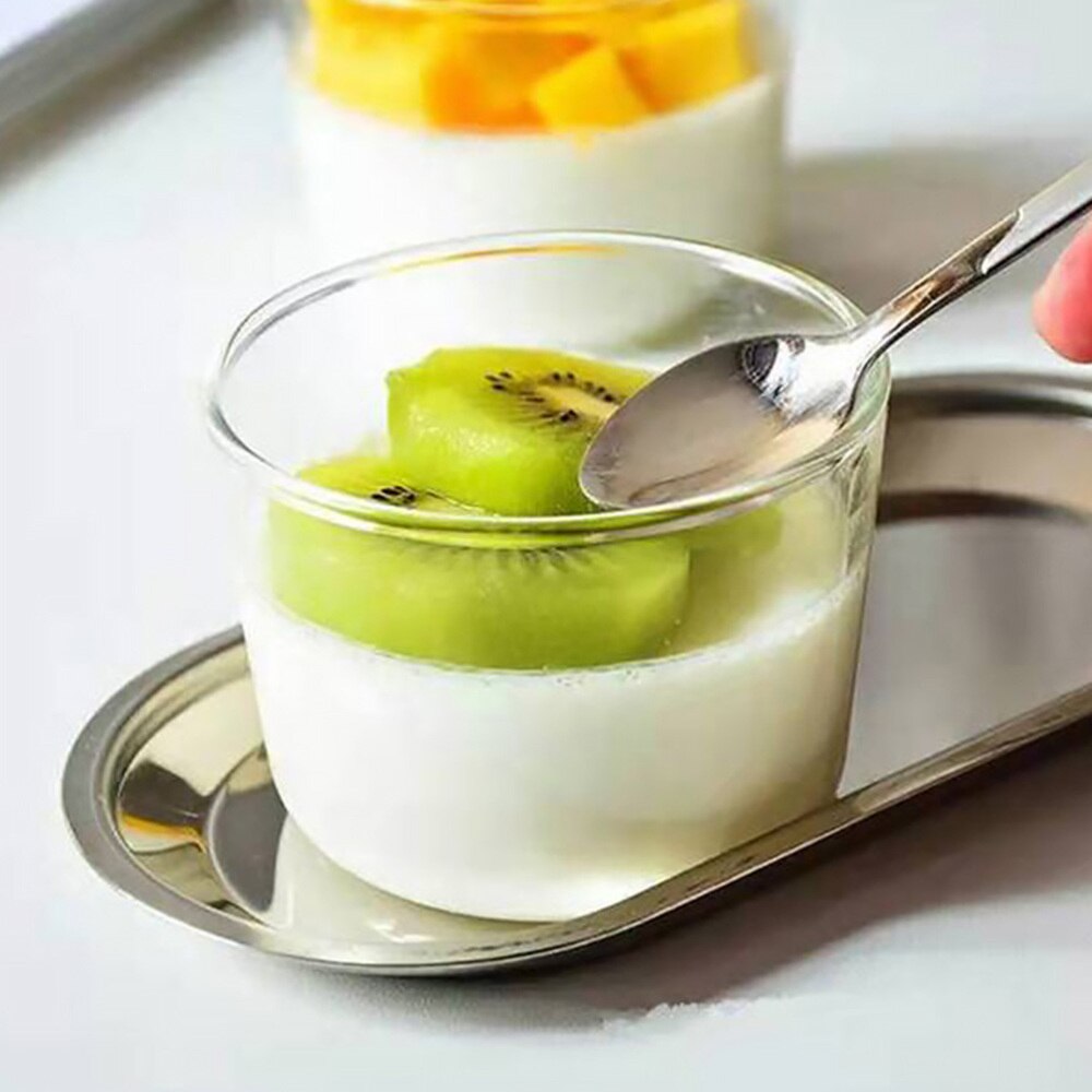 2pcs Glass Tableware Fruit Dessert Yogurt Cups Kit... – Grandado