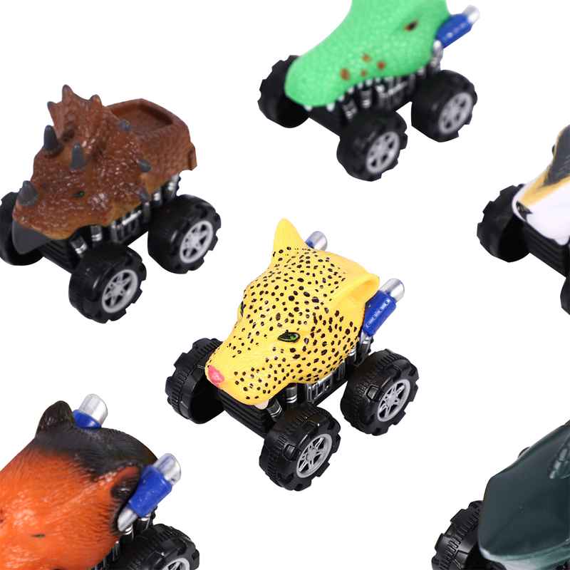 12 Pics Toys For Children Boys Girls Animal Fricti... – Vicedeal
