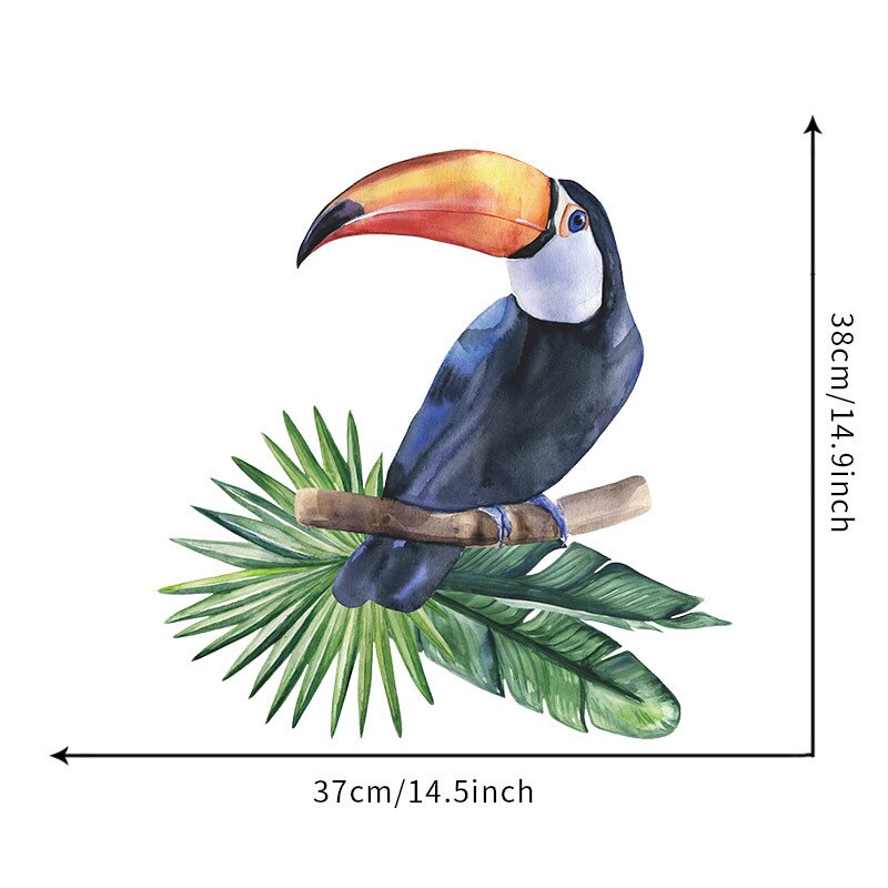 Multicolor Parrot Wall Stickers For Living Room Be Grandado Multicolor Parrot Wall Stickers For Living Room Be Grandado