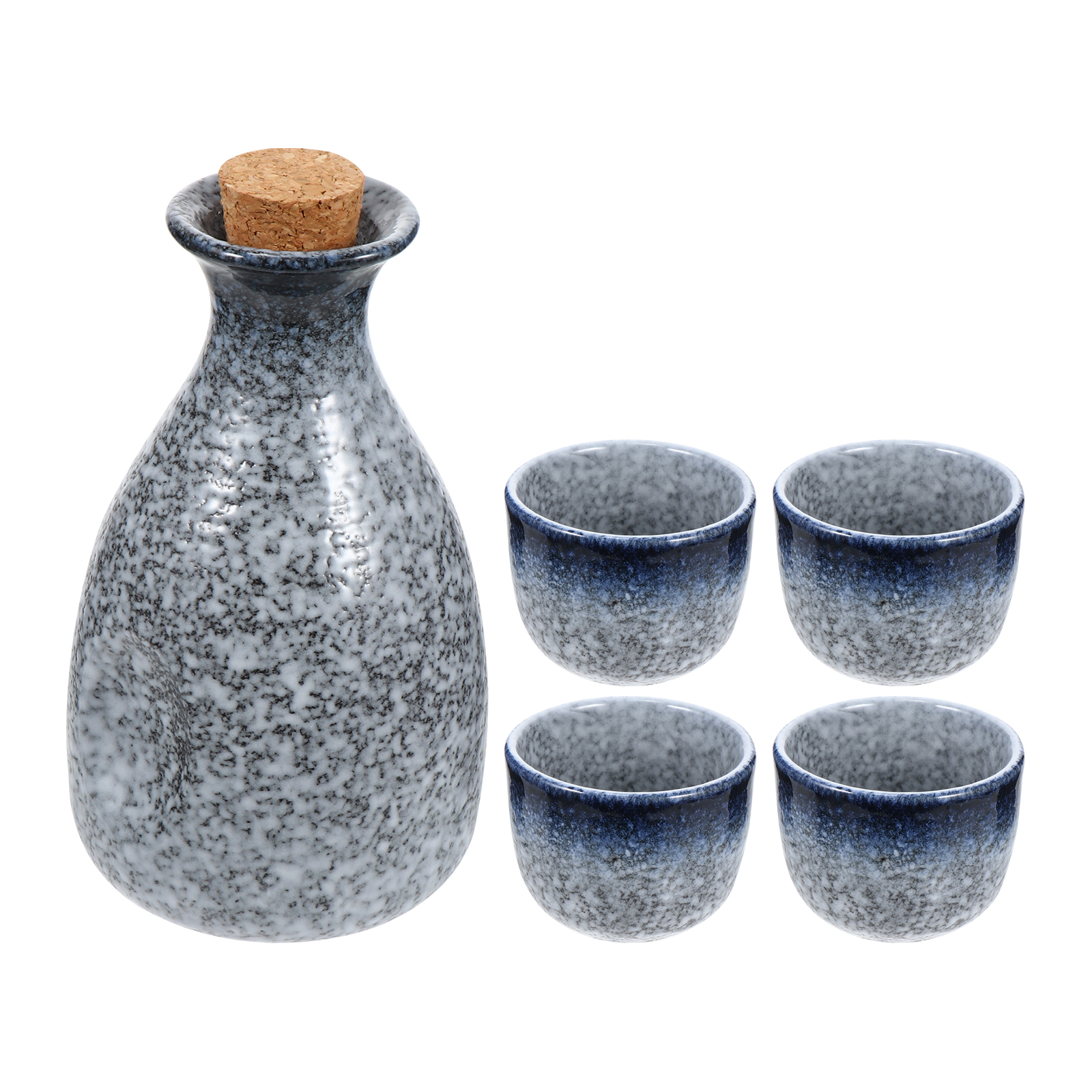 1 Set of Vintage Sake Set Multipurpose Sake Cups P... – Grandado