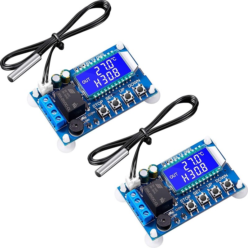 2Pcs XY-T01 Electronic Temperature Controller, Con... – Grandado