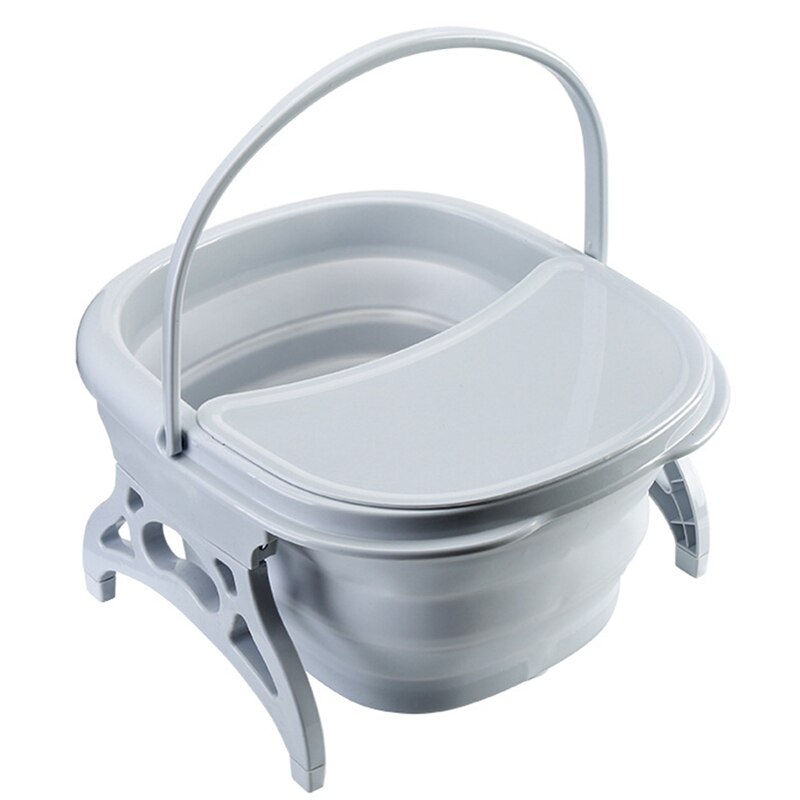 Portable with Lid Folding Foot Wash Tub Sauna Mass... – Grandado