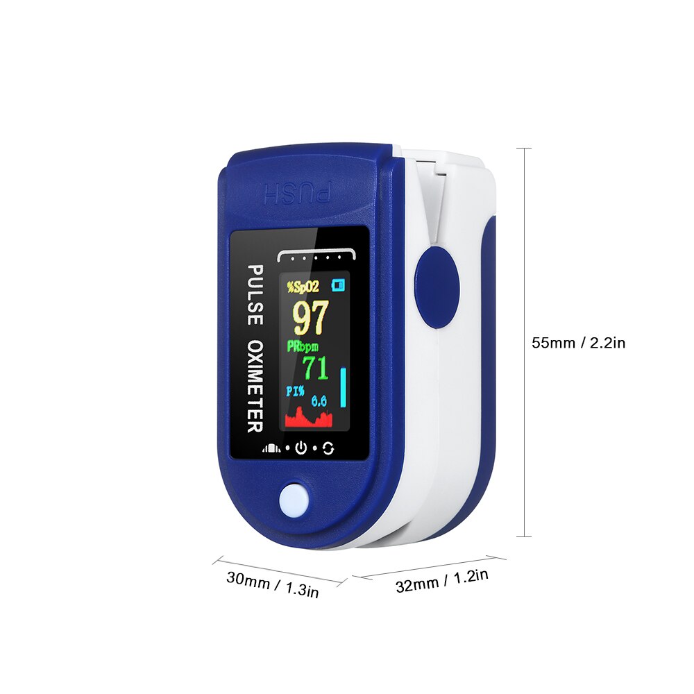 Auto-off Alarm Fingertip Pulse Oximeter OLED Blood... – Grandado