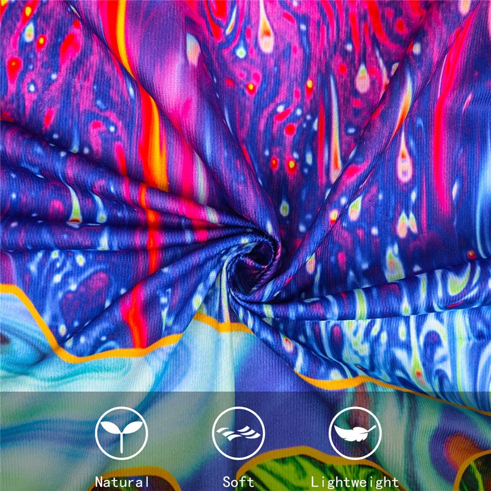 Trippy Psychedelic Wall Art Hippie Cool Colorful S... – Vicedeal