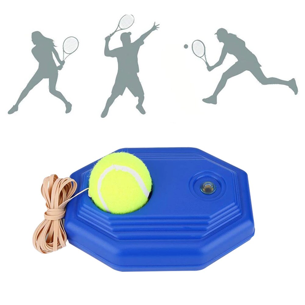 Portable Tennis Practice Trainer Plastic Single Se... – Grandado