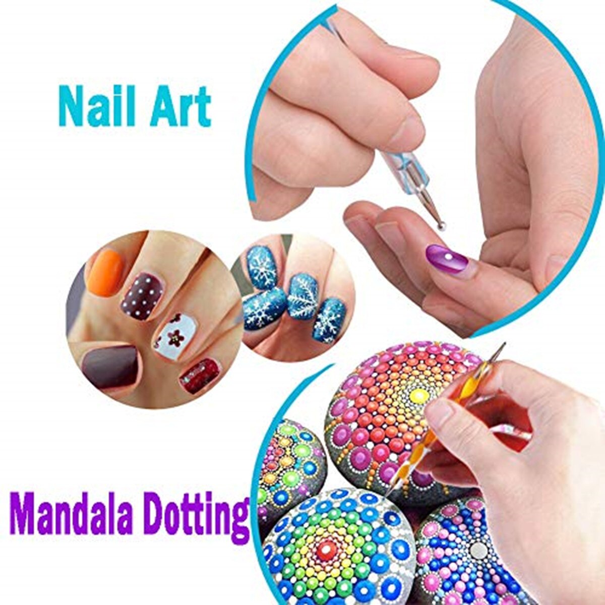 40Pcs/set DIY Mandala Dotting Tools Set For Painti... – Vicedeal
