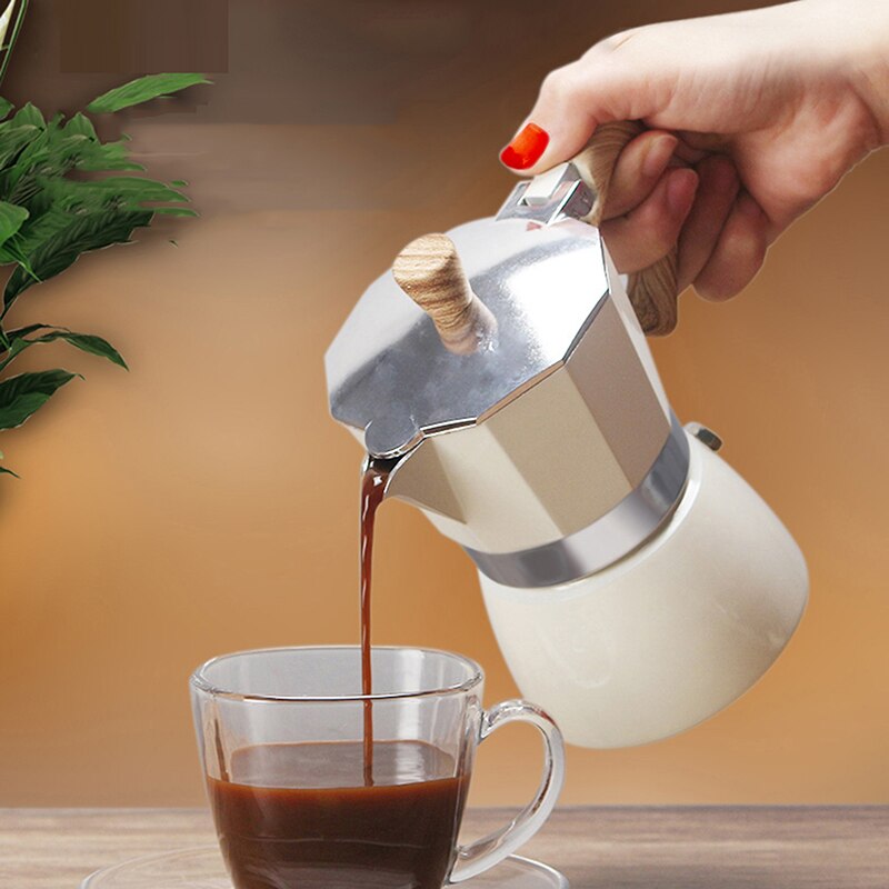 Hand Brewed Coffee Pot Moka Pot Household Italian ... – Vicedeal