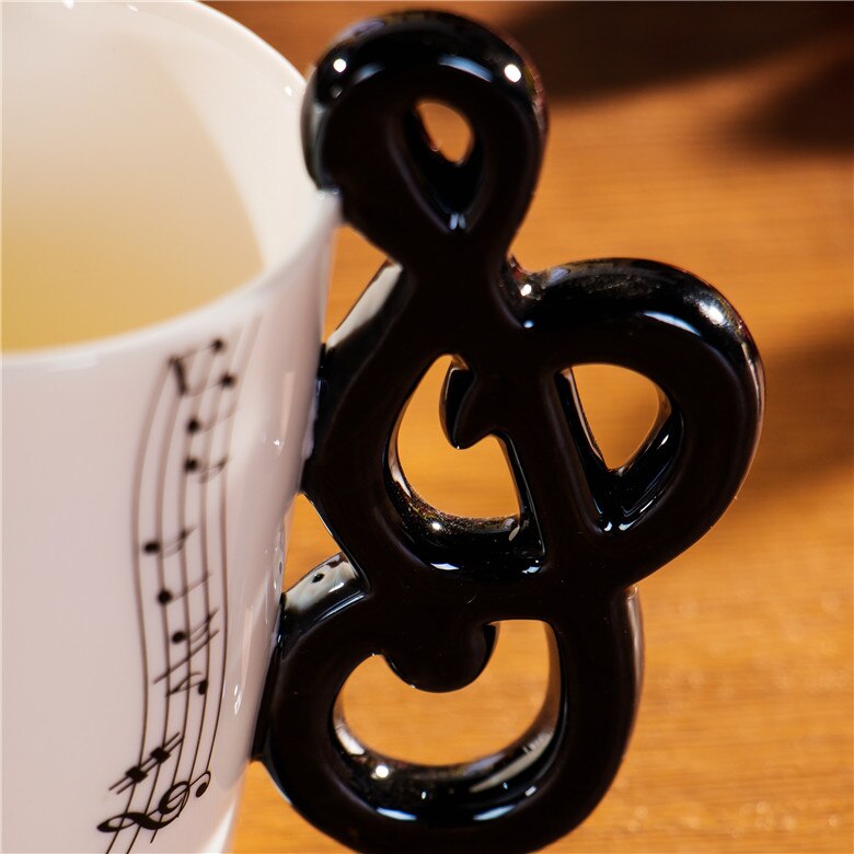 240/400ml Music Note Porcelain Coffee Mug Tea Mug ... – Grandado