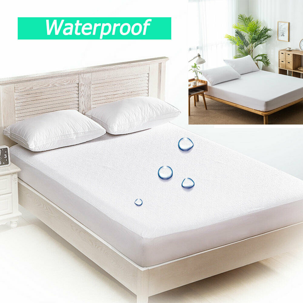 Mattress Cover Protector Waterproof Pad King Size ... – Vicedeal