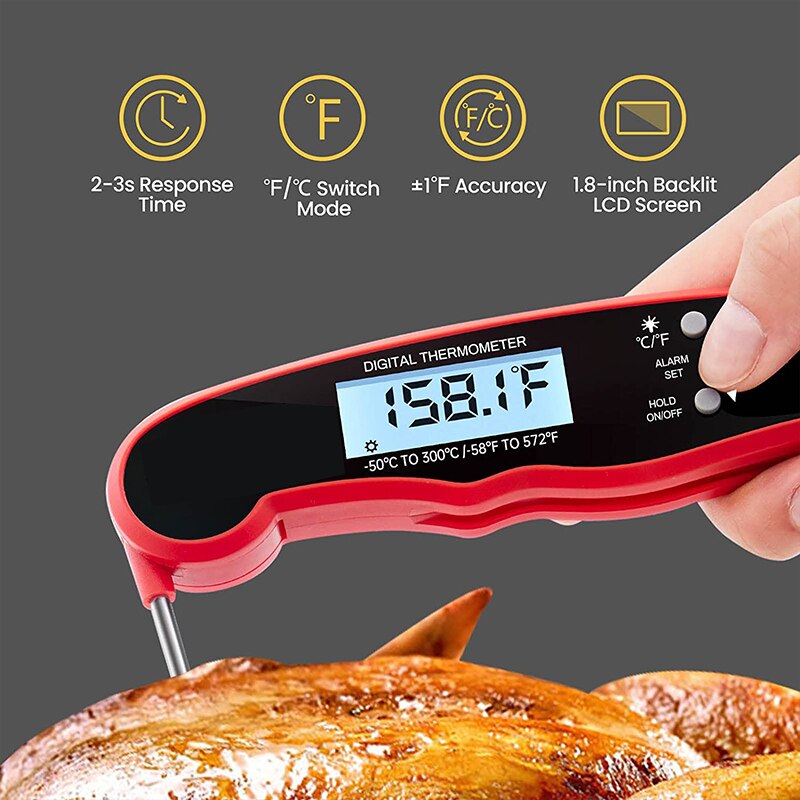 Keuken Digitale Bbq Voedsel Thermometer Vlees Cake... – Vicedeal