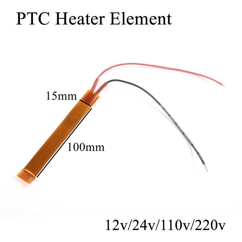 100x15mm 12V 24V 110V 220V PTC Heater Element Cons... – Vicedeal