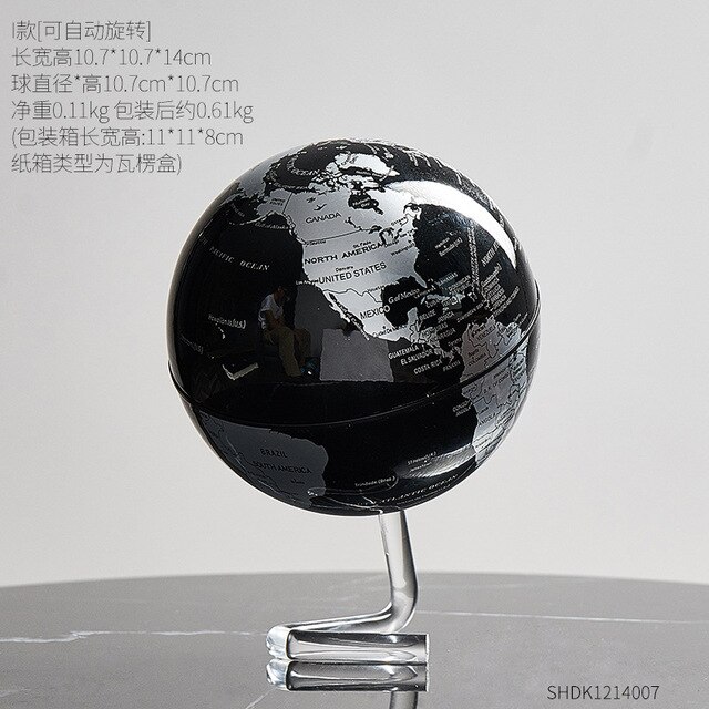 Spin Gloeiende Globe World Map Met Beugel Geografi... – Vicedeal