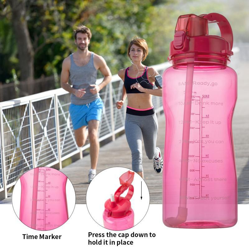 Gradient Large-Capacity Sports Water Bottle With S... – Vicedeal