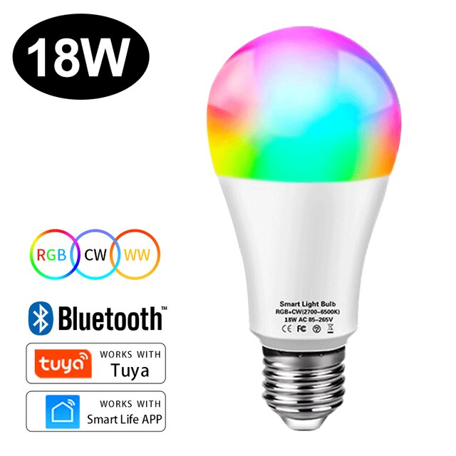 Bluetooth Smart Lamp Tuya Smart Leven App Controle... – Vicedeal