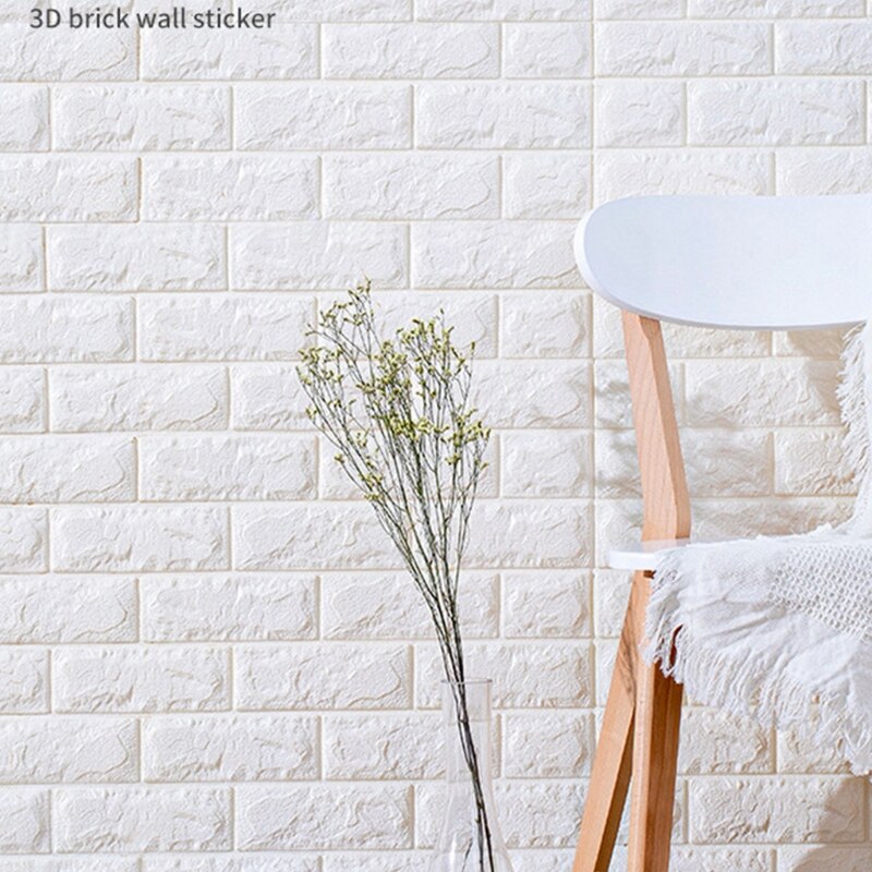 3D Brick Wall Stickers DIY Decor Self-Adhesive Wat... – Grandado