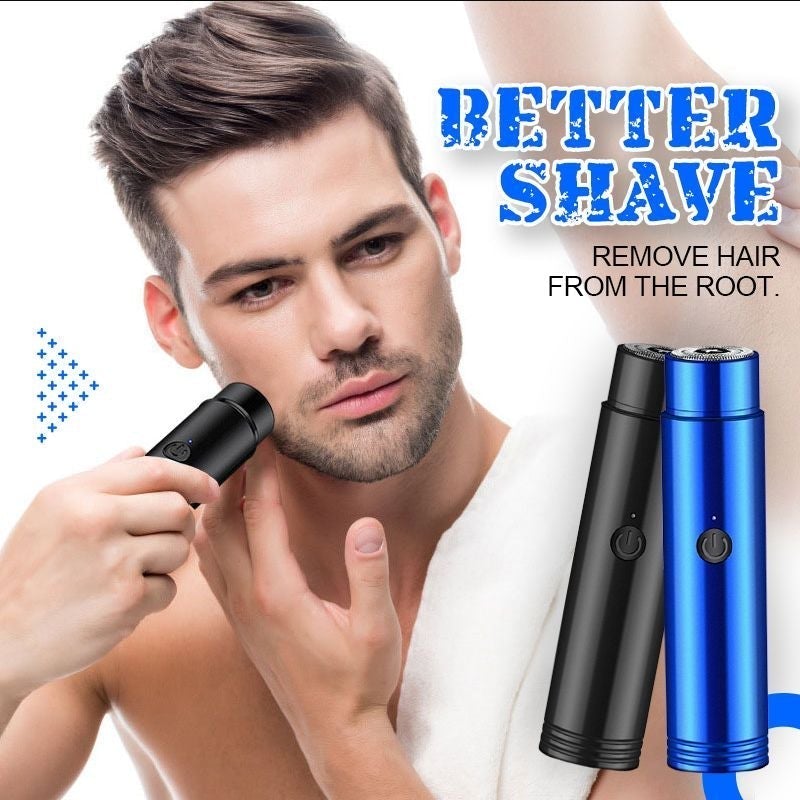 Mini Portable Electric Shaver Rotary Head Beard Kn... – Vicedeal