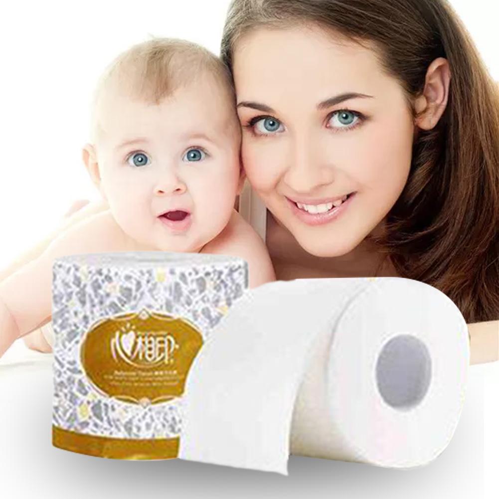 10 Rolls Toilet Paper Bathroom Toilet Paper 3 Ply ... – Grandado