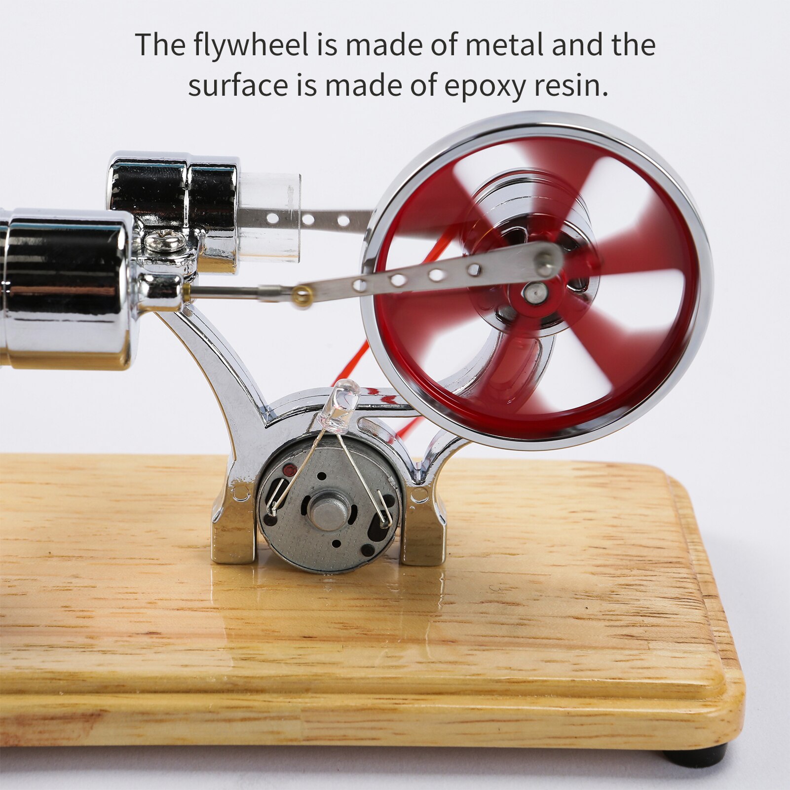 Stirling Engine Kit Electricity Generator Air Moto... – Vicedeal